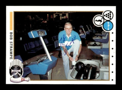 BOB STRAMPE SIGNED 1990 KINGPINS PBA BOWLING #95 ON-CARD AUTO | eBay
