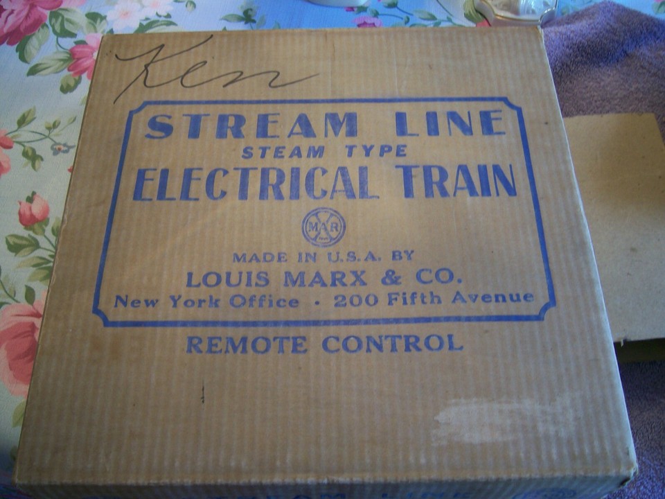 VINTAGE MARX COMMODORE VANDERBILT TRAIN SET IN BOX EX/COND | eBay