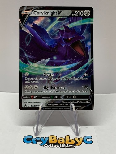Pokemon Corviknight V SWSH200 Sword & Shield BLACK STAR PROMO | eBay