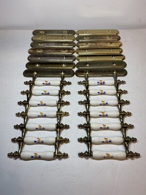 Drawer Pulls - Brass Back Plates