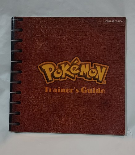 Pokemon Blue Version Instruction Manual Trainer's Guide Booklet Game ...