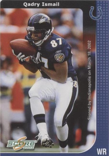 2002 Score - Qadry Ismail #21 for sale online | eBay