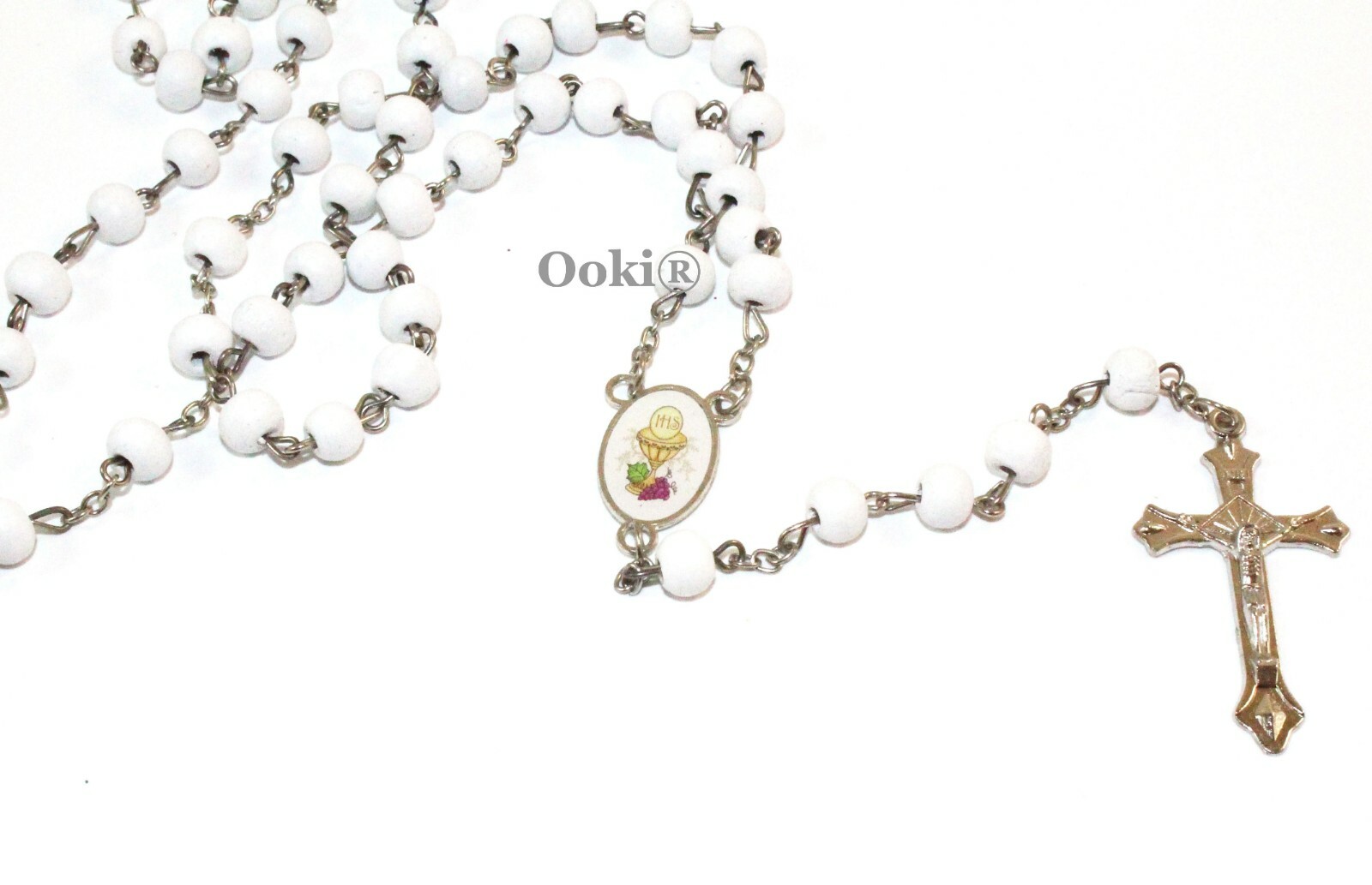 12 JHS IHS Jesus Scent Baptism Favors Recuerdos De Bautizo Rosary Bead ...