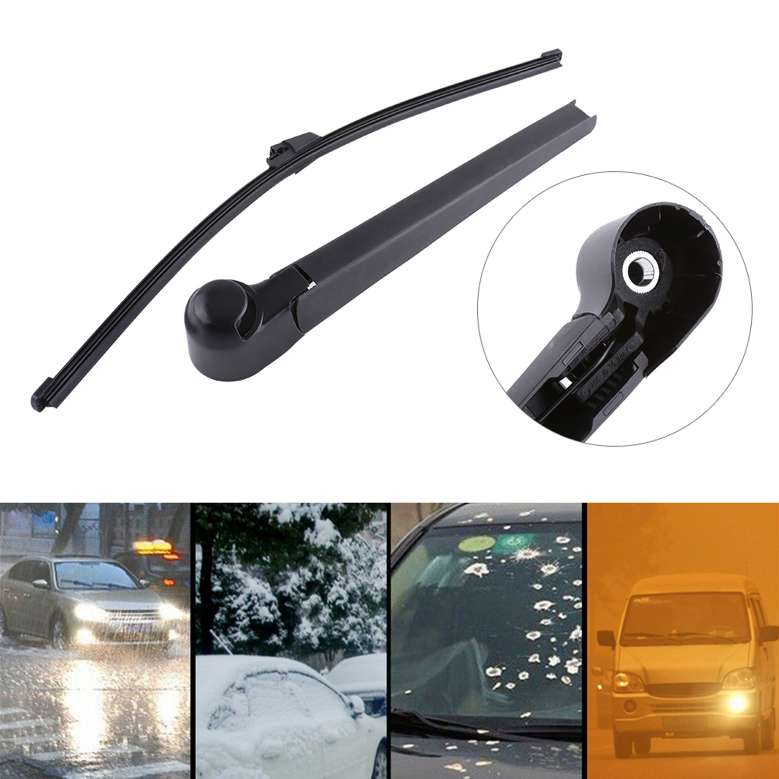 Car Rear Window Windscreen Windshield Wiper Arm&Blade For 2003-2009 | eBay
