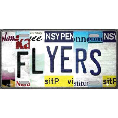 Flyers Strip Art Novelty Metal License Plate Tag Tag LP-13250 | eBay
