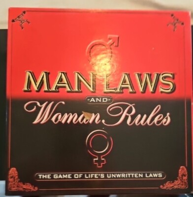 Man Laws And Woman Rules Adult Conversation Board Game for 2-6 People ...