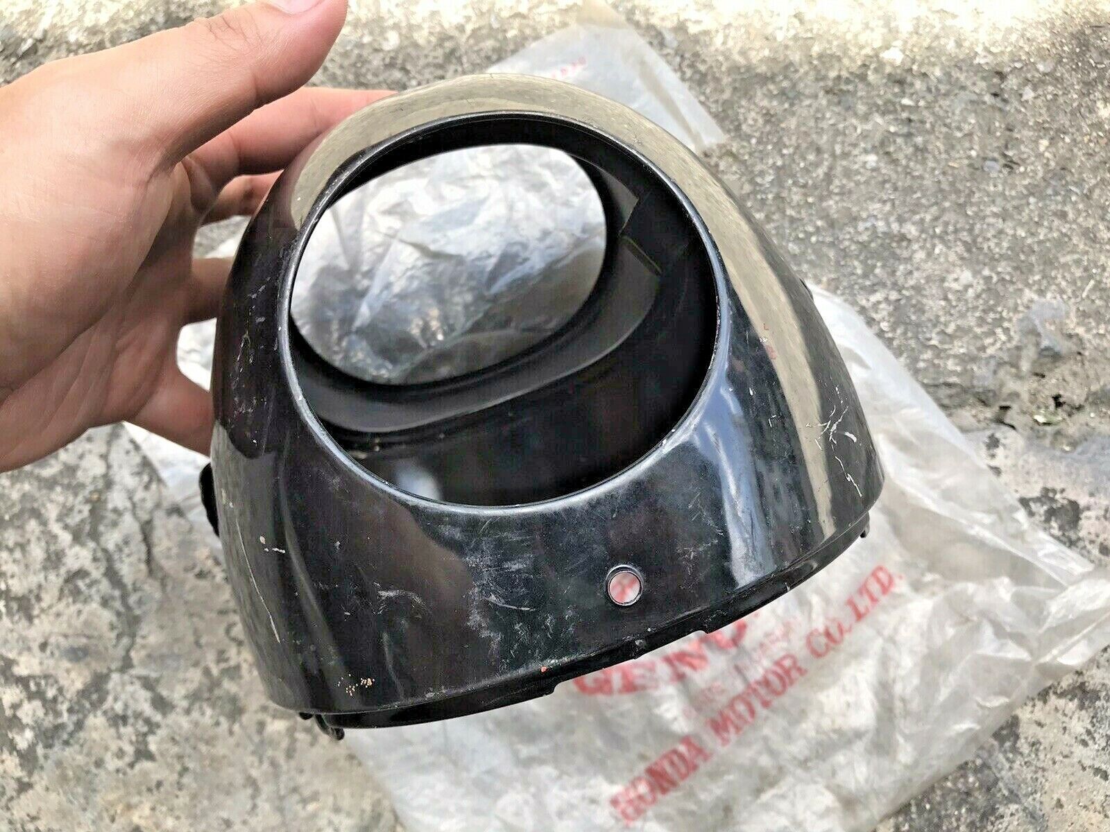 Honda CB450 CB450K0 Black Bomber Headlight Case Black NOS Genuine 61301 ...