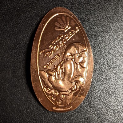 MINNIE Seashell Hearts - Elongated Token: Tokyo DisneySea, Japan | eBay