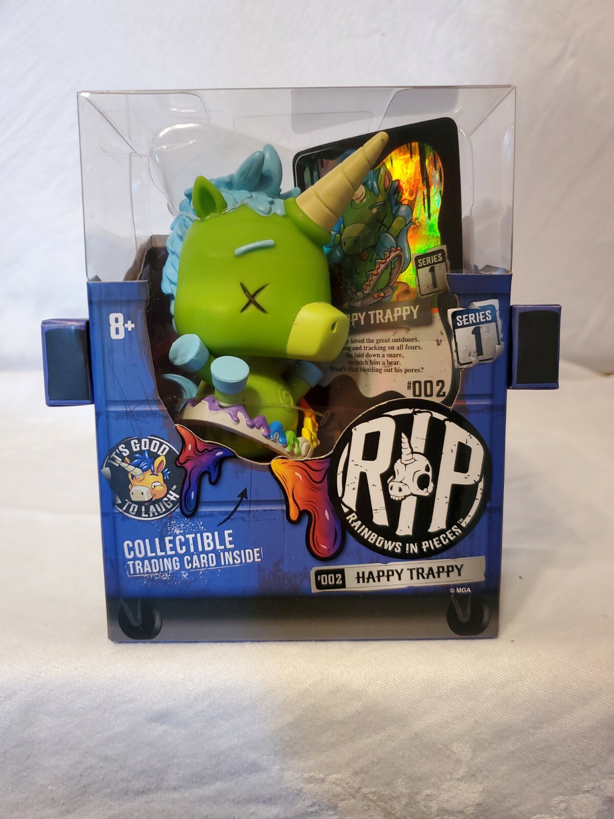 Rainbows In Pieces Happy Trappy #002 Series 1 Dead Zombie Unicorn w ...
