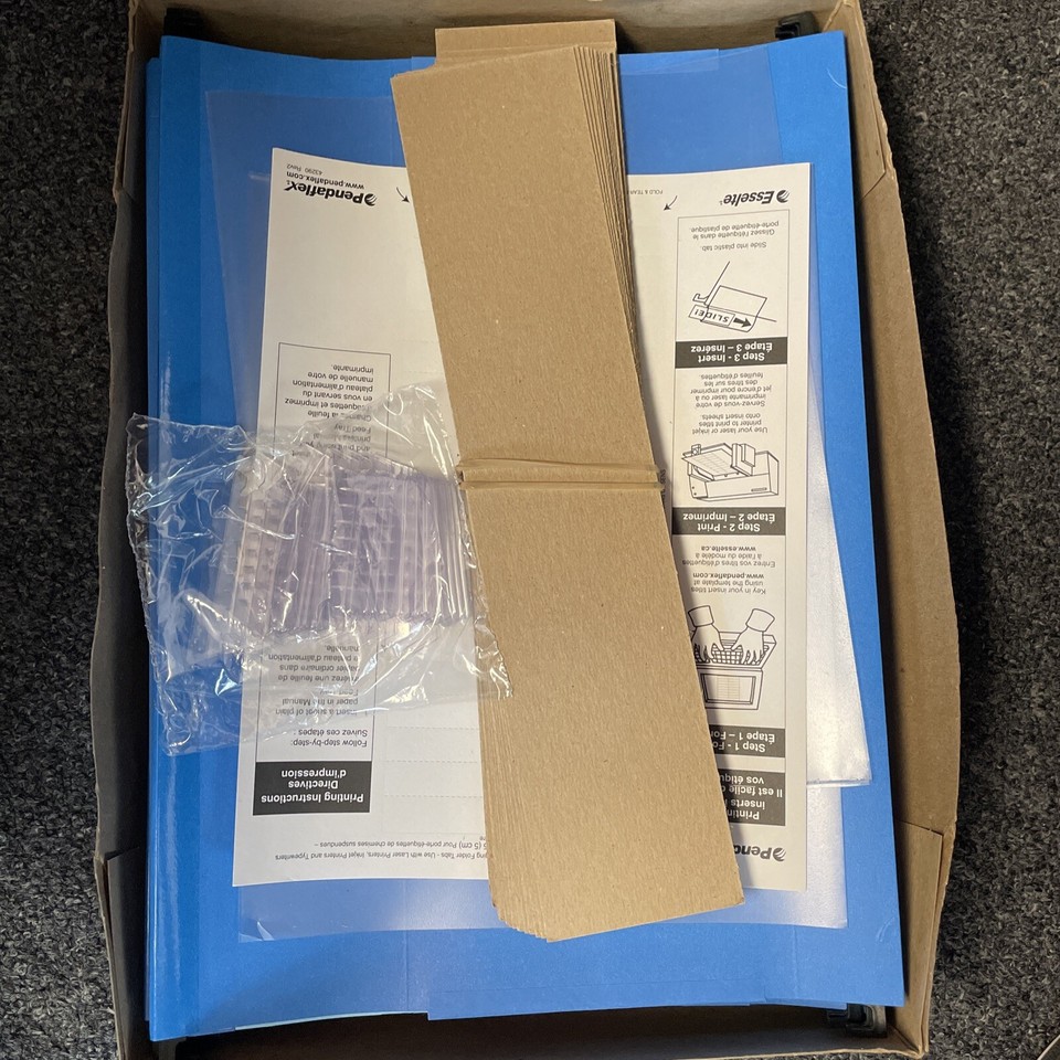 Pendaflex SureHook Reinforced Hanging Box Files 3" Exp PACK OF 18 | eBay