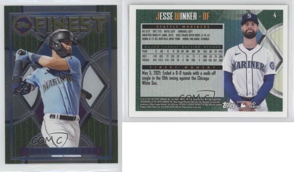 2022 Topps Finest Flashbacks Jesse Winker #4 fm0 | eBay