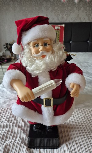 Vintage 90’s Santa Claus Animated Dancing Musical Woolworths Tested ...