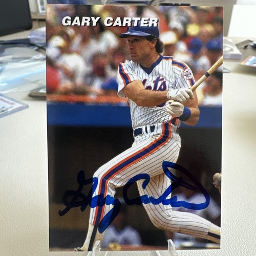 GARY CARTER ON Card Auto Autograph Mets | eBay