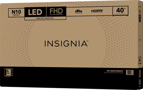 Insignia NS-40D510NA21 40 inch 1080p LED TV for sale online | eBay