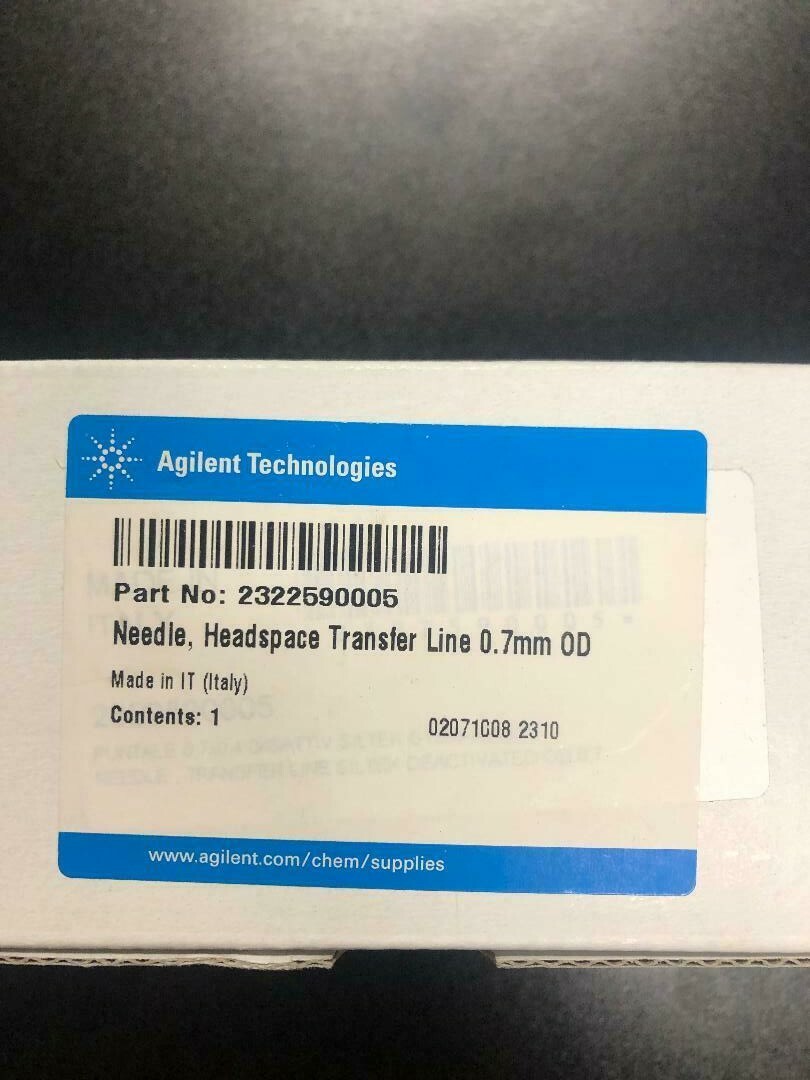 Agilent 2322590005 Needle, Headspace Transfer Line 0.7mm OD | eBay