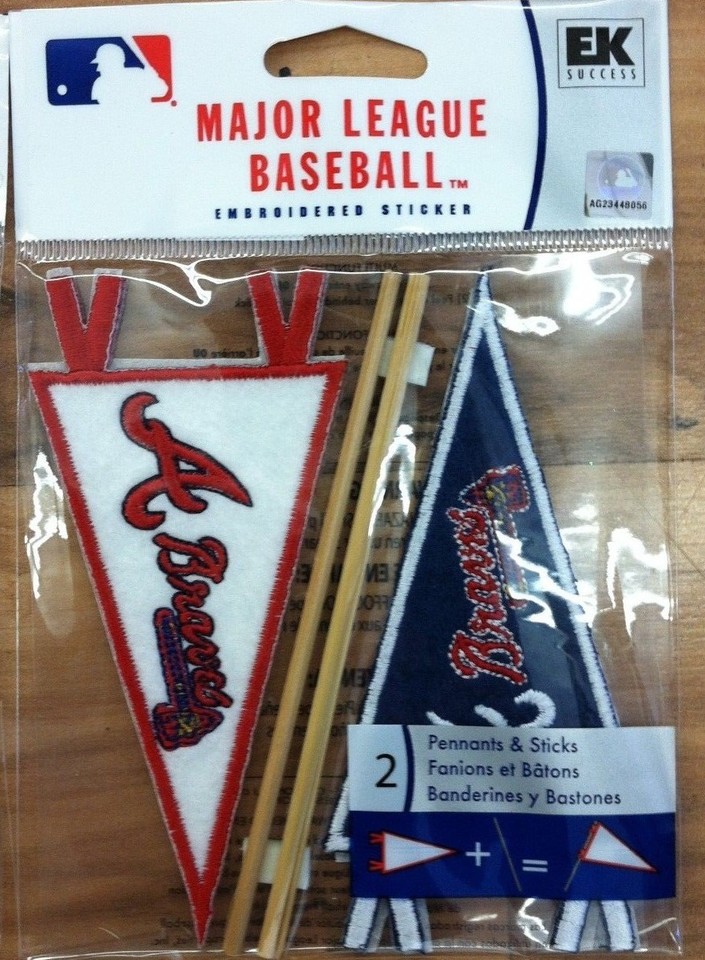 Last - Atlanta Braves Pennant MLBPEN05 EK Success Jolee's Sticker Patch ...