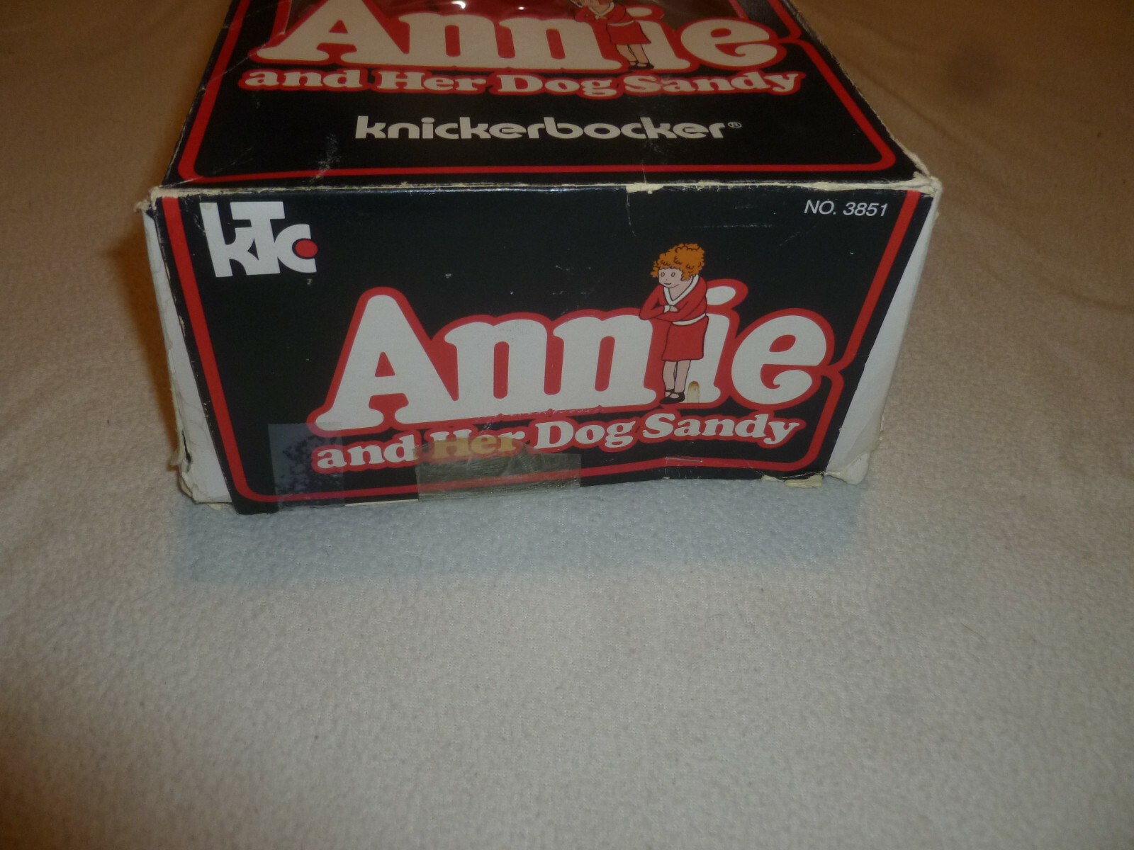VINTAGE BOXED ANNIE AND HER DOG SANDY RAG SOFT DOLL KNICKERBOCKER 1977 ...