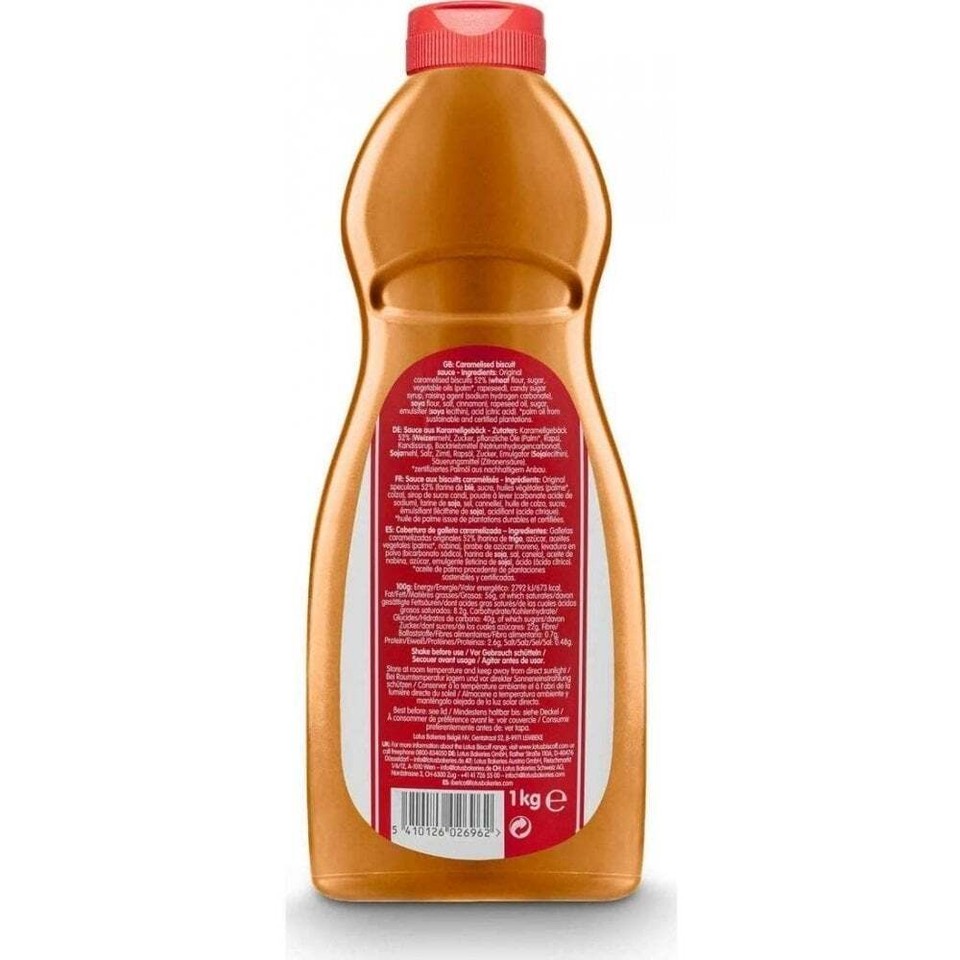 Lotus Biscoff Topping Syrup Sauce 1kg | eBay