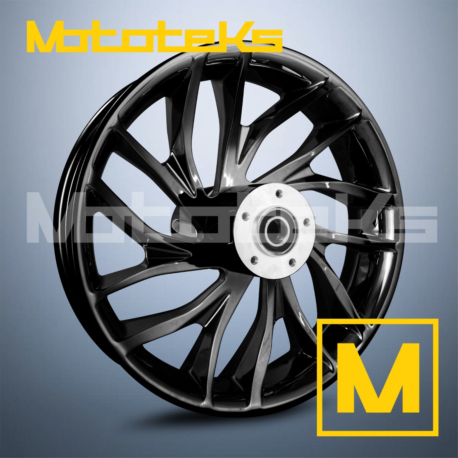 18" 18X5.5 RISE BLACK WHEEL FOR HARLEY TOURING BAGGER MODELS REAR RIM ...