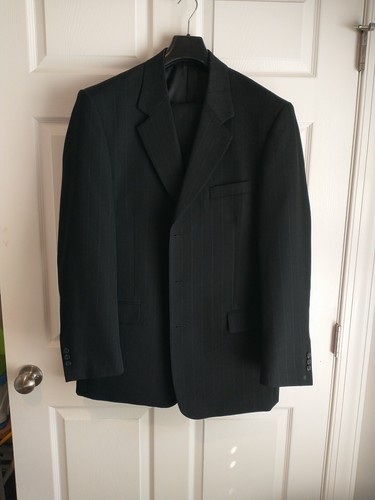 Lucelli Black/Wide Pinstripe - 2 piece Suit - 42 L | eBay