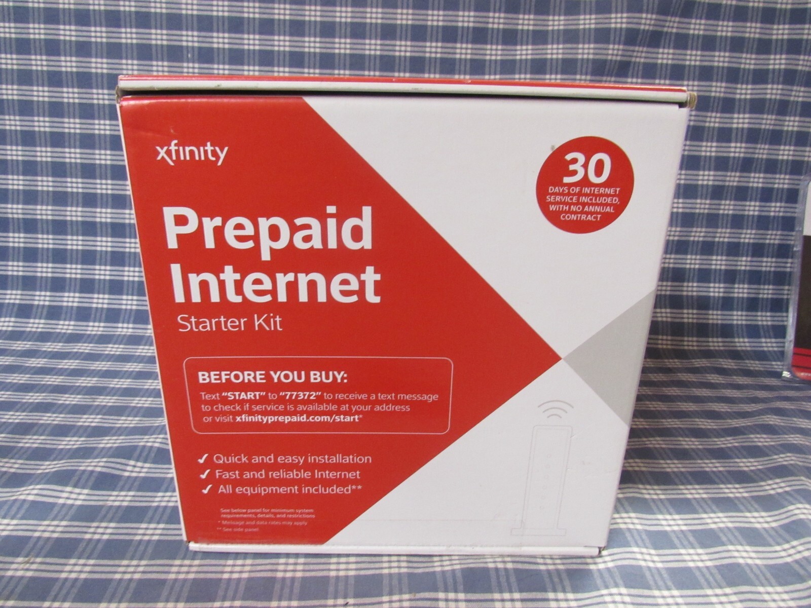 Xfinity Prepaid Internet Starter Kit (BoxSealed Please Read Carefully ...