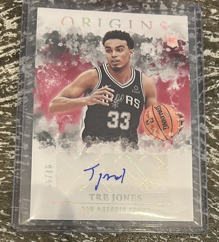 2020-21 Panini Origins - Rookie Autographs #RA-JON Tre Jones (AU, RC ...