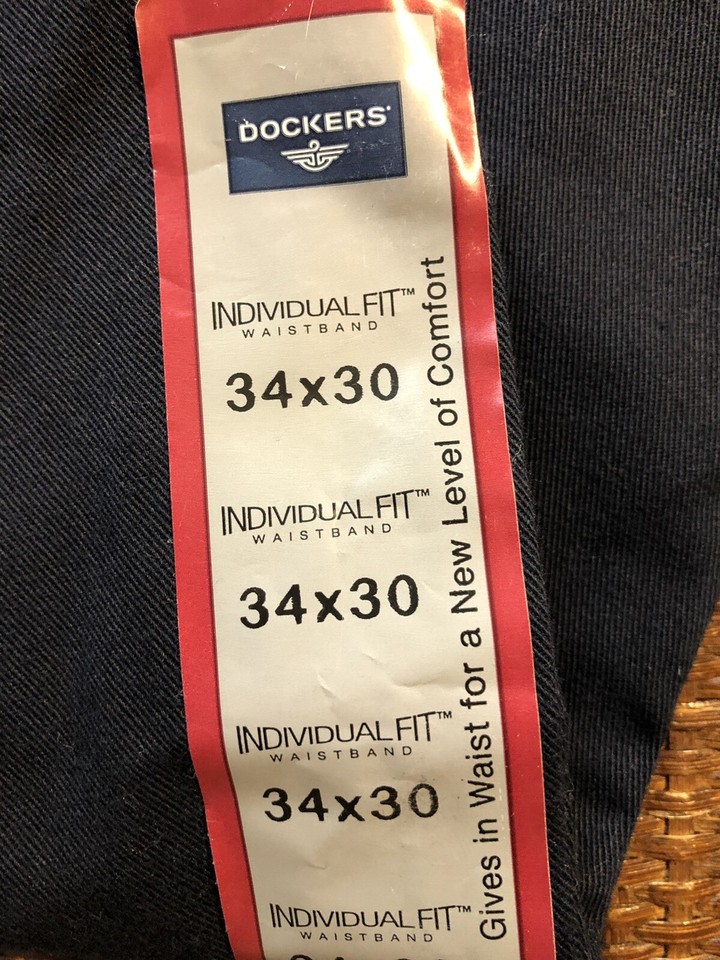 NWT Men’s Docker Individual Fit and Classic Pants Size 34x30 | eBay