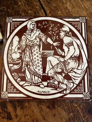 Mercer Moravian Pottery Tile Works “Alfred” Design Tile Bucks County PA ...