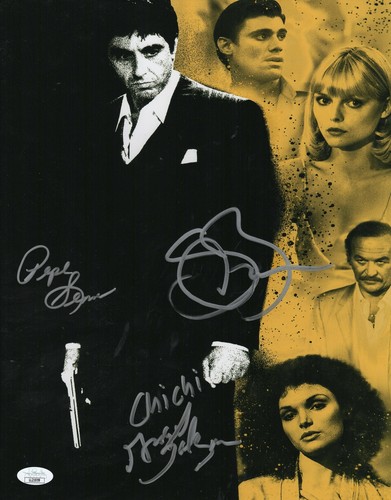 Scarface Cast Autograph 11x14 Photo Steven Bauer Angel Salazar Pepe ...