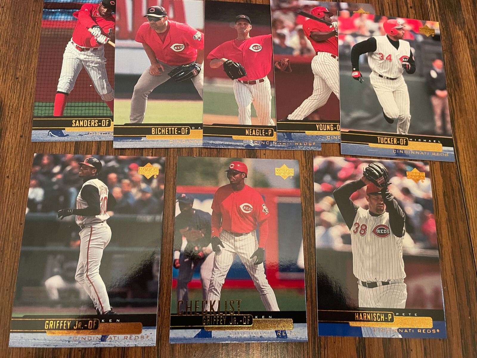 2000 UPPER DECK - CINCINNATI REDS TEAM SET - KEN GRIFFEY, Jr. / DEION ...