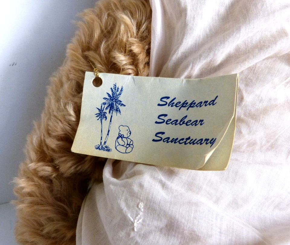 Vintage Collectible Sheppard Seabear Santuary Jointed Mohair Bear ...