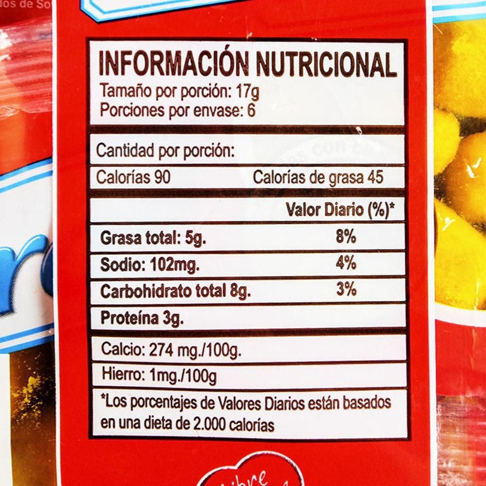 Colombian Achiras Sago Salty Snacks Ramo 6 pack 17g total 102g | eBay