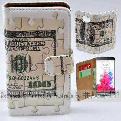 For LG Series Mobile Phone - USD $100 Puzzle Theme Print Wallet Phone ...