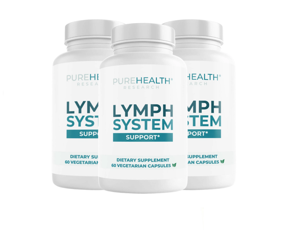 PureHealth Lymph System Support w/ - Lymphatic Drainage Supplement ...