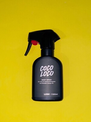 LUSH COSMETICS limited discontinued Coco Loco body spray tropical ...
