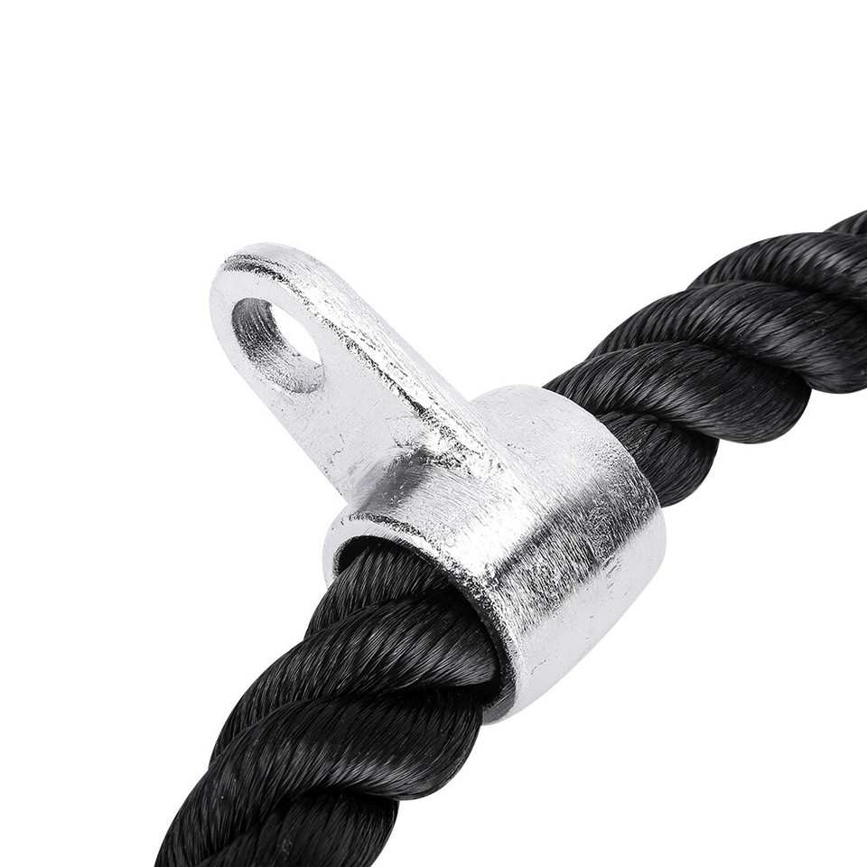 Tricep Rope Gym Press Down Push Pull Cord Multi Lat Bar Pulley Cable ...