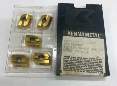 (5 PCS) KENNAMETAL CM214-2 GRADE: KC725M CARBIDE INSERTS | eBay