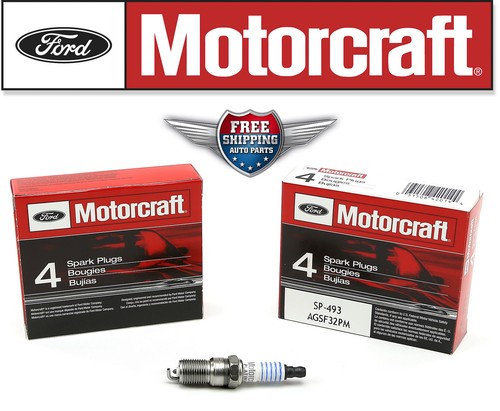 Pack of 8 Genuine Motorcraft Platinum Spark Plug SP493 AGSF32PM | eBay