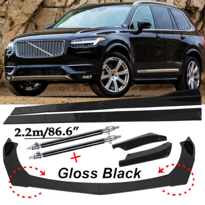 Front Bumper Lip Spoiler Splitter Car Body Rear For Volvo XC60 XC40 ...
