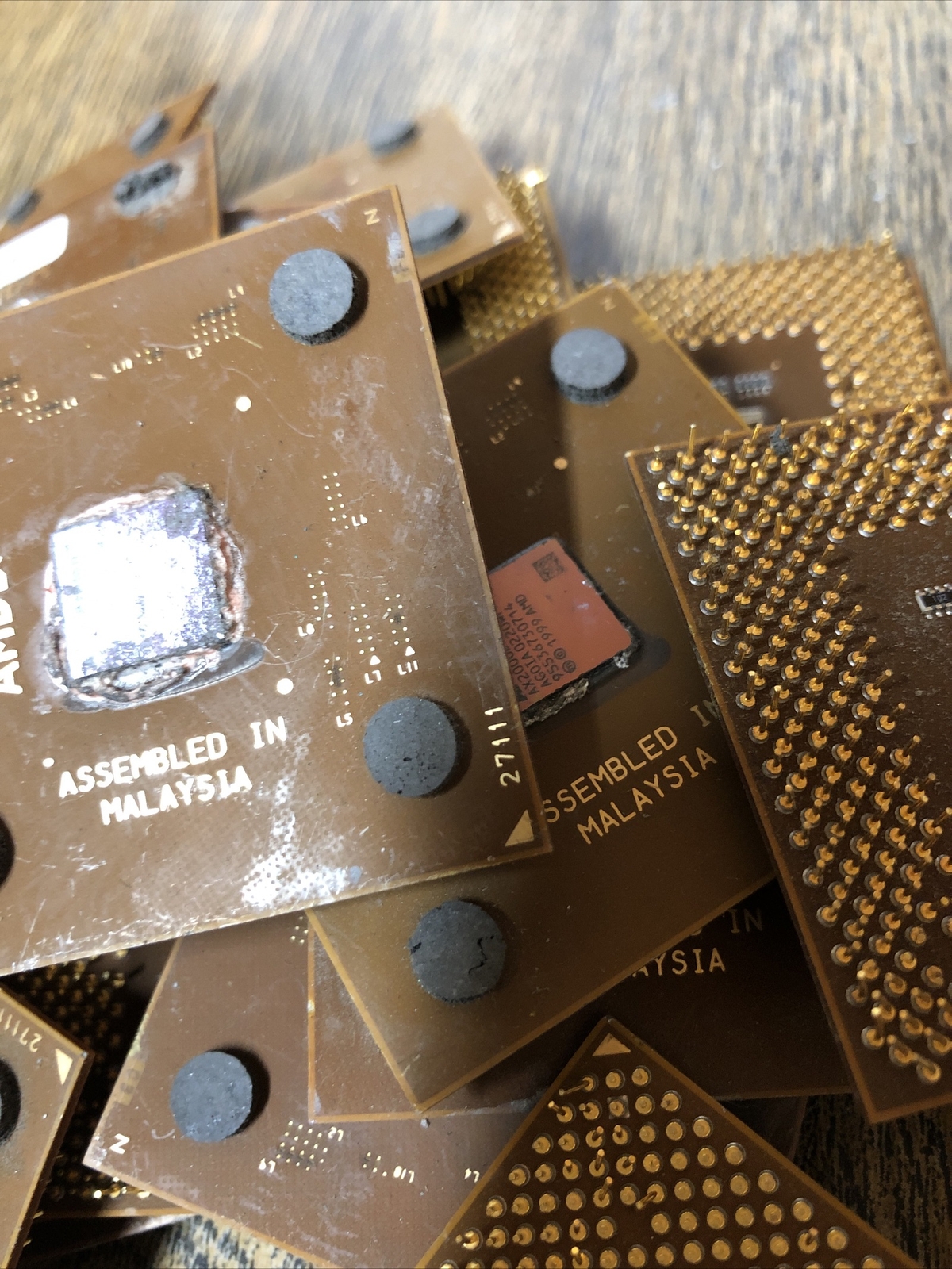 Lot Of 30 Old School AMD 27111 Processor Cpu (BENT PINS) For Parts | eBay