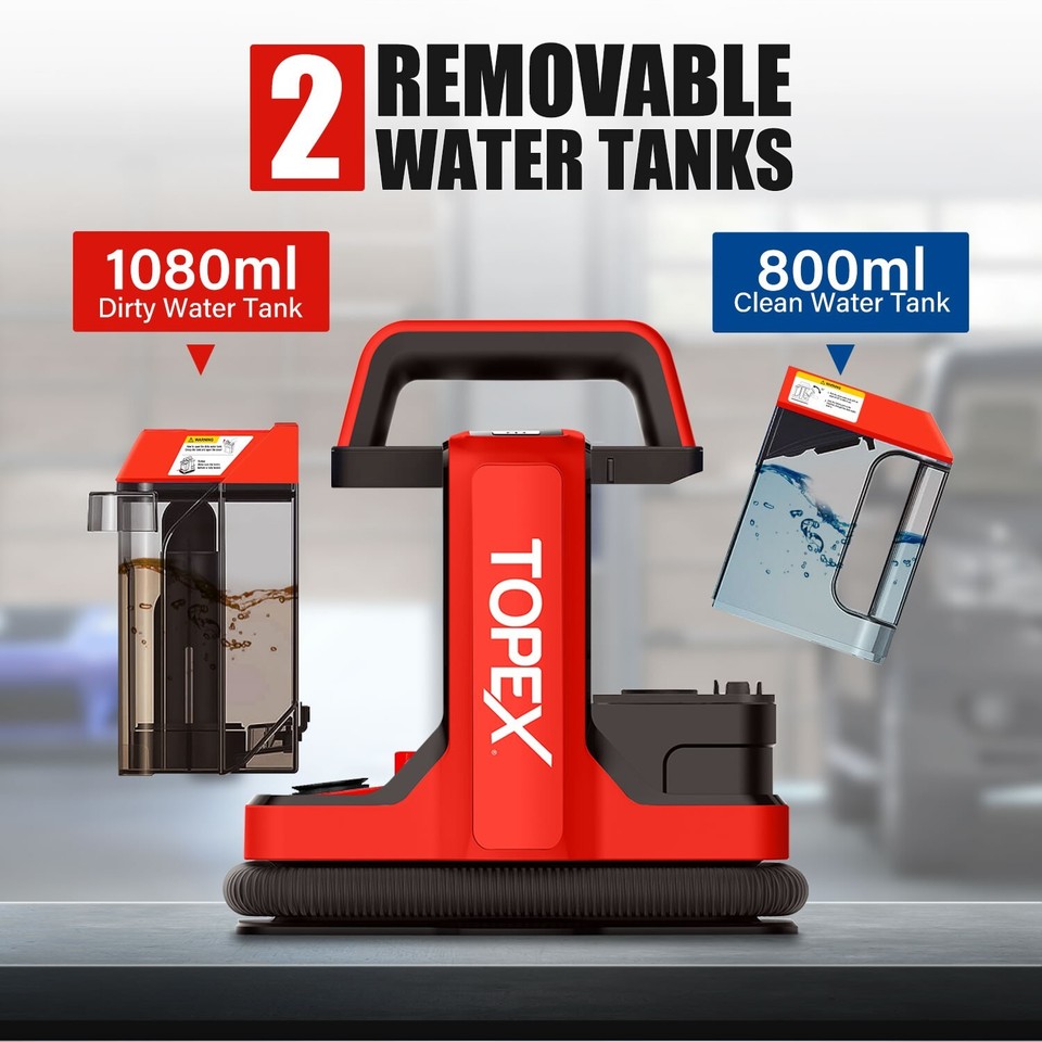 TOPEX Carpet and Upholstery Spot Cleaner Professional Stain Remover ...