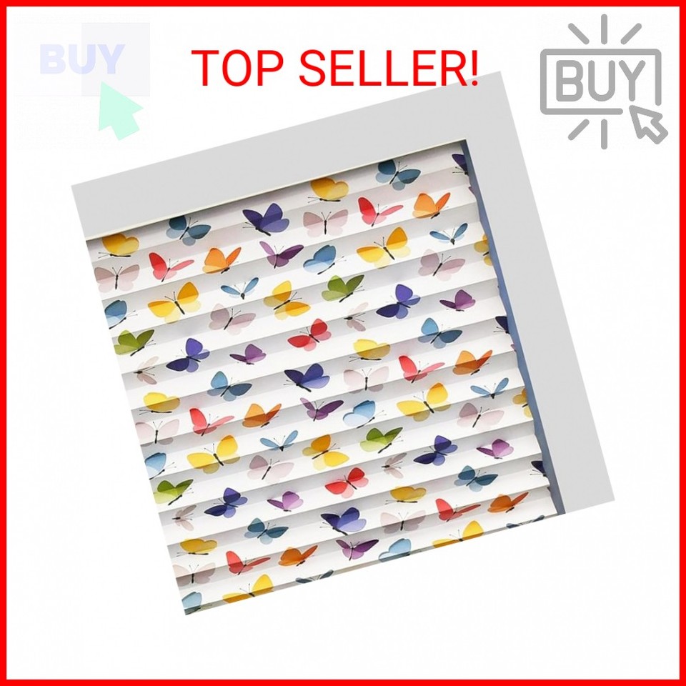 Redi Shade No Tools Original Printed Light Filtering Pleated Paper ...