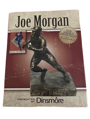 JOE MORGAN STATUE!!! 2013 CINCINNATI REDS SGA!!! NIB REPLICA BRONZE ...