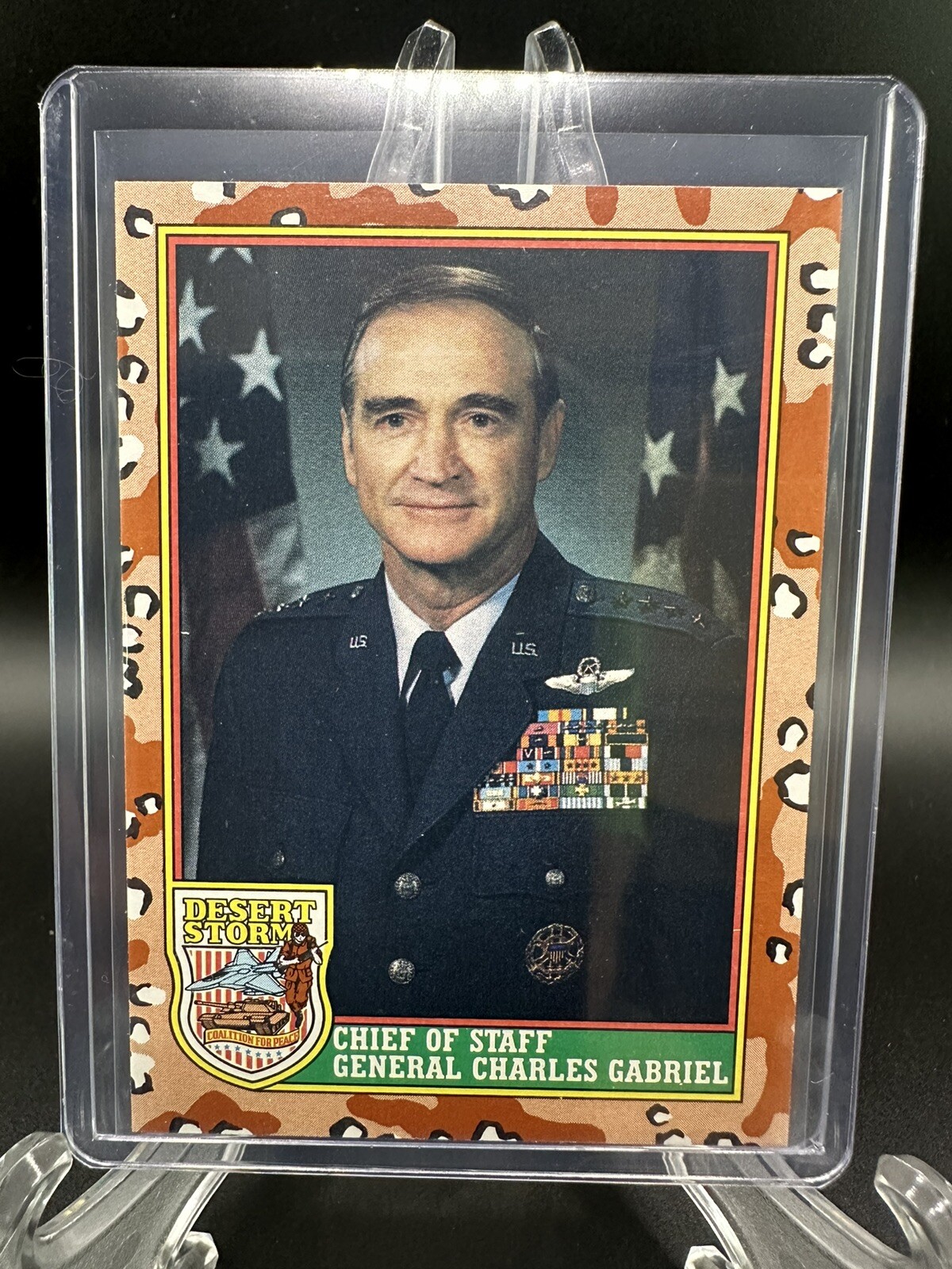 1991 Topps Desert Storm Card #7 Chief Of Staff Gen Charles Gabriel | eBay