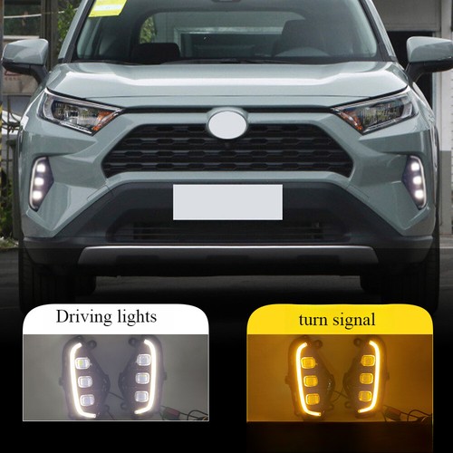LED Fog light For Toyota RAV4 2019 2020-2021 Daytime Running light w ...