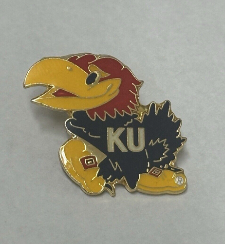 KANSAS JAYHAWKS PIN KU Football Mascot Lapel Pin | eBay