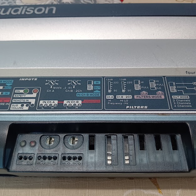Audison SRx4 4 Channel Car Amplifier 340W AB Bridgeable Working Ships ...