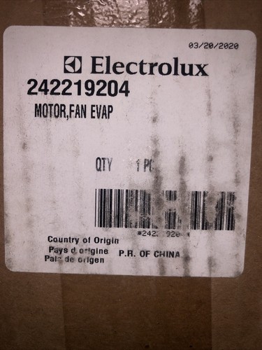 OEM Frigidaire 242219204 Refrigerator Motor for sale online | eBay