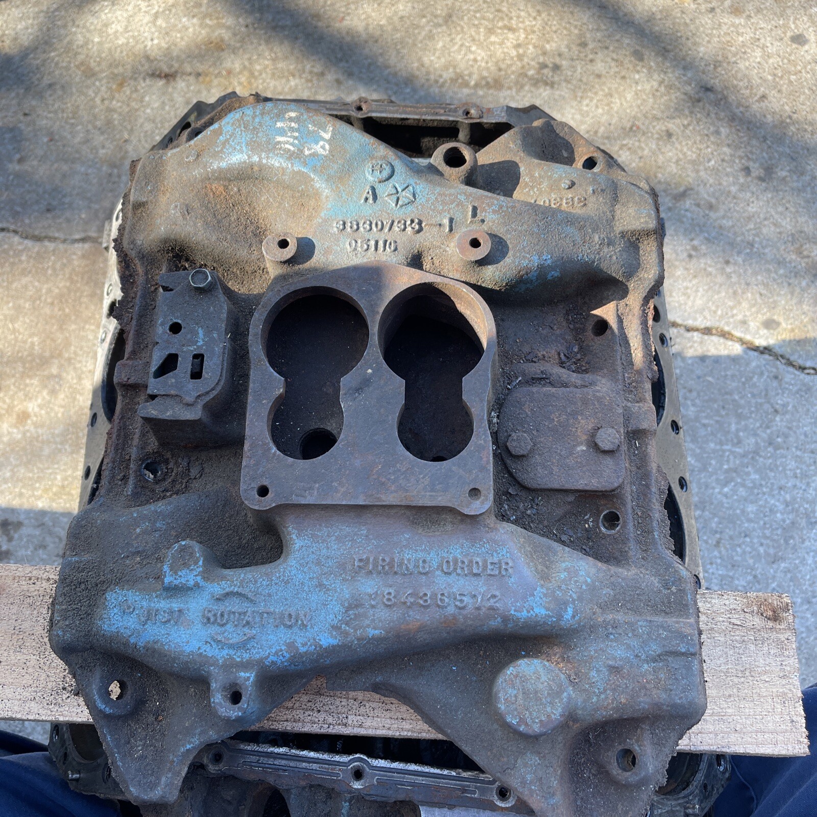 1978 OEM Original Big Block Mopar 440 Intake Manifold Chrysler Dodge ...