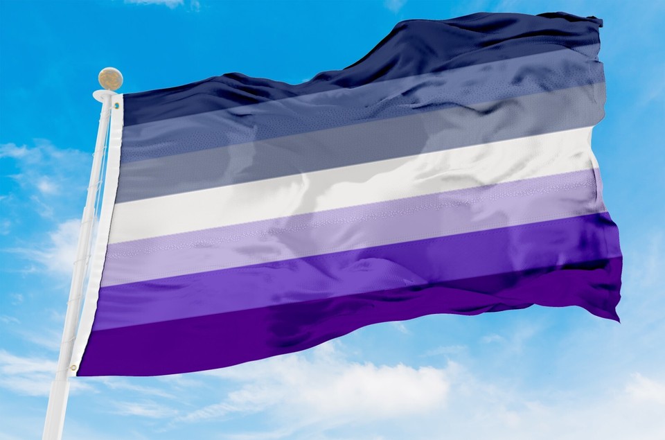 Butch Lesbian Flag-Single Sided Printed-Brass Grommets-Fade Proof ...